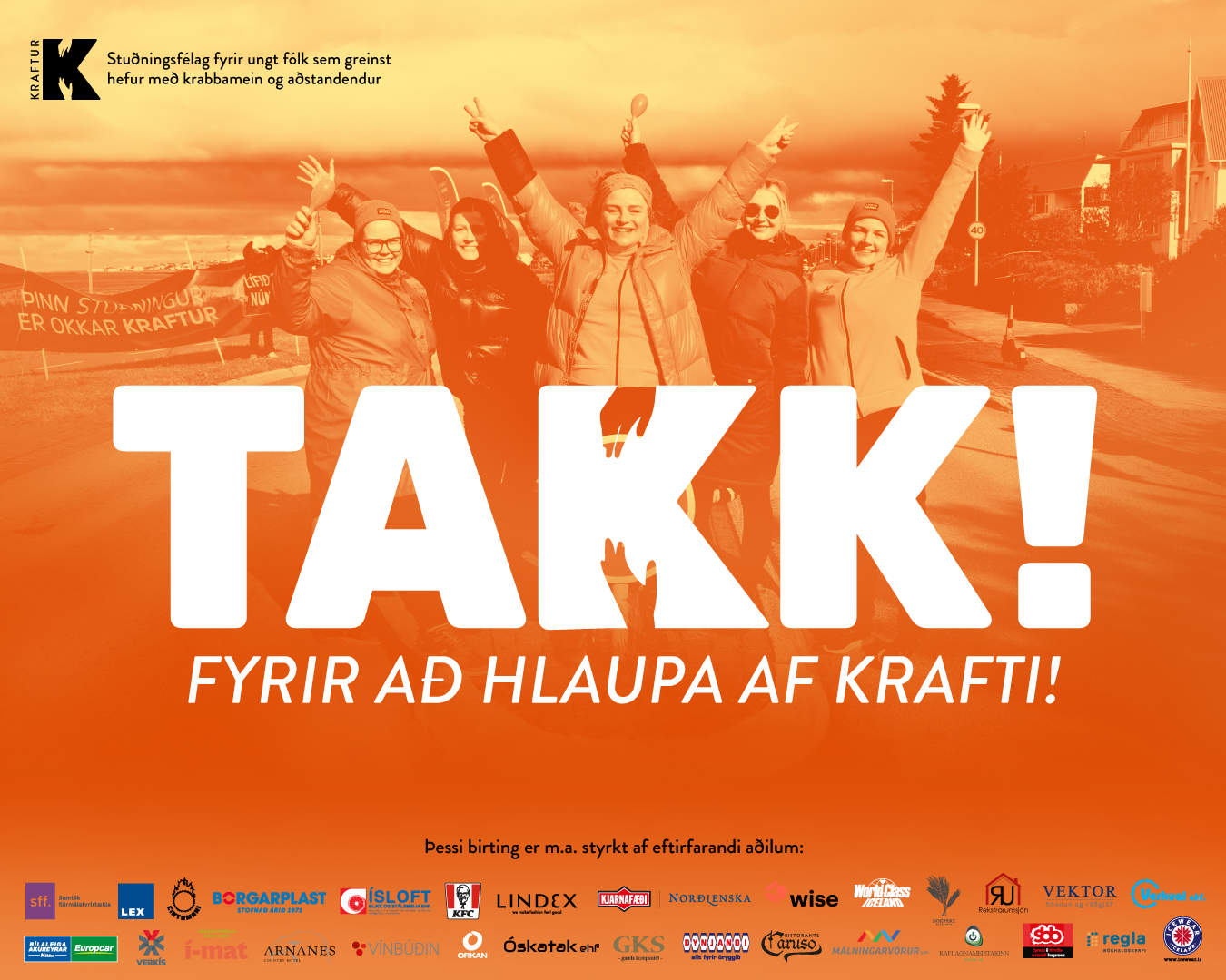 Takk fyrir að hlaupa af krafti! - Kraftur
